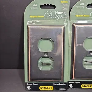 Stanley | Accents | Stanley S835629 Wall Plate Egyptian Bronze 3 Packs ...